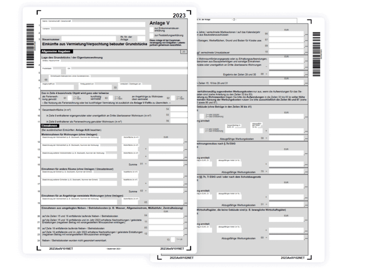 Anlage V der Einkommenssteuererklärung verstehen und richtig ausfüllen - hellohousing